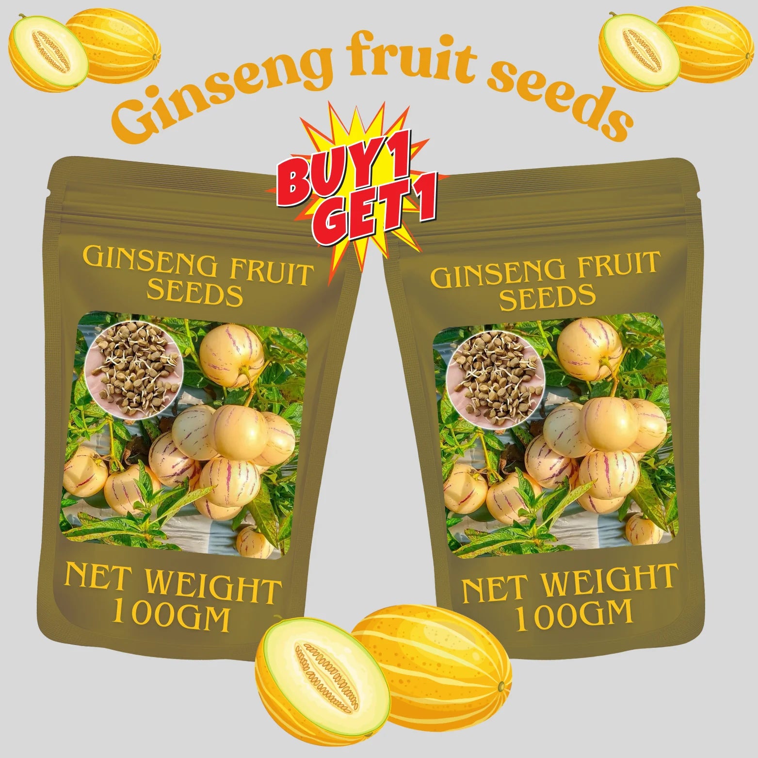 🌿 Ginseng fruit seeds: Discover the power of nature in your garden! 🌱B ...